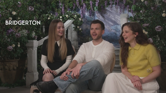 Hannah Dodd, Luke Newton & Claudia Jessie on Bridgerton S4 - Yahoo News ...