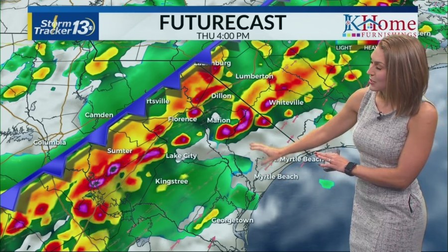 Dry today ahead of a strong Thanksgiving cold front