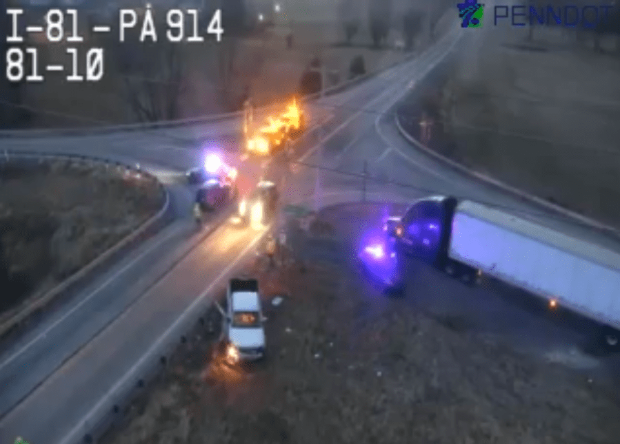 Crews respond to crash involving tractor-trailer