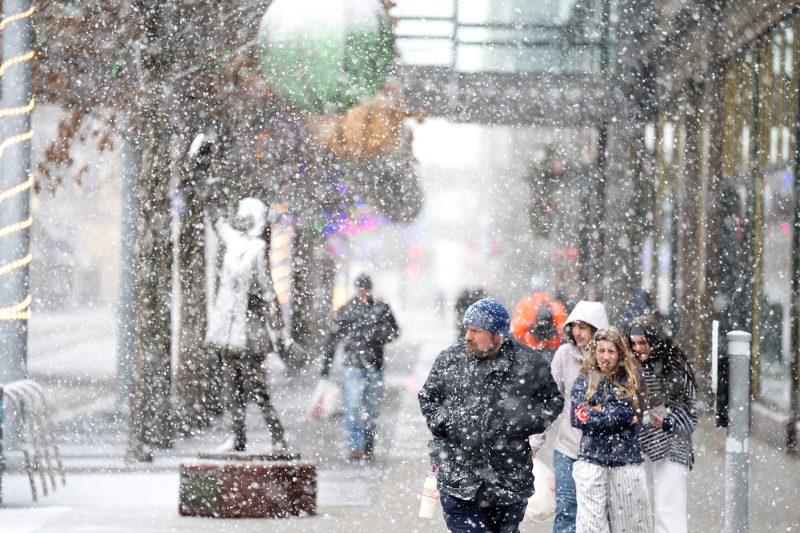 Arctic air and snow showers return to Mid-Michigan