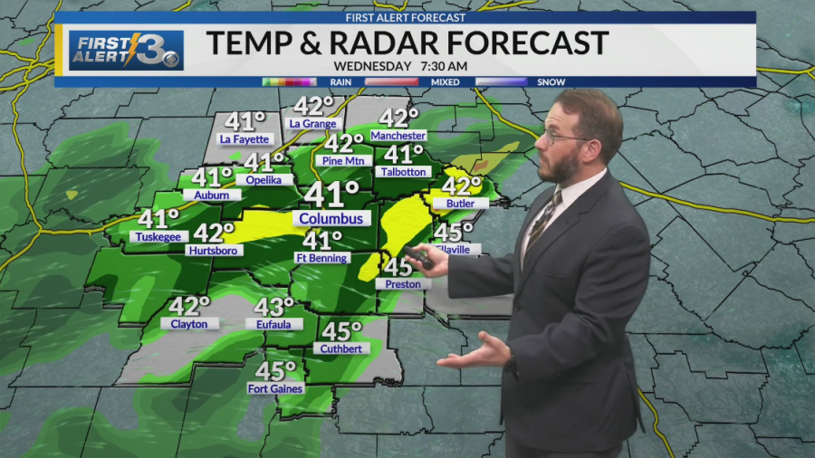 A wet start, then the big chill coming and likely staying for awhile
