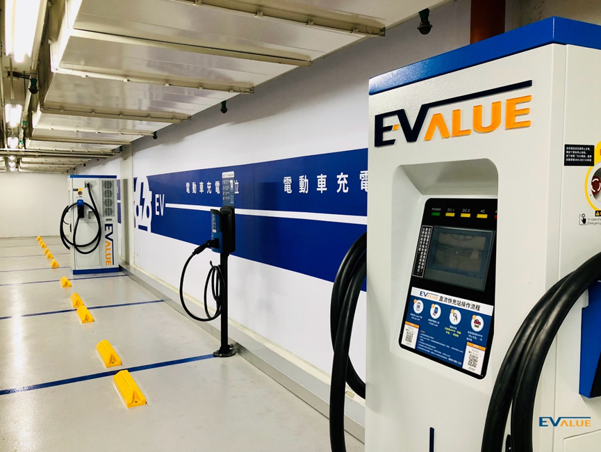 台北101電動車充電樁全面升級！會員獨享EVALUE充電優惠