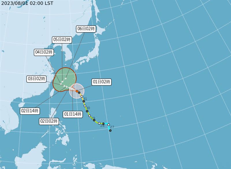 卡努續增強將迴轉！最快今發海警「這天」最近台 吳德榮：明起連日多雨 - Yahoo奇摩汽車機車