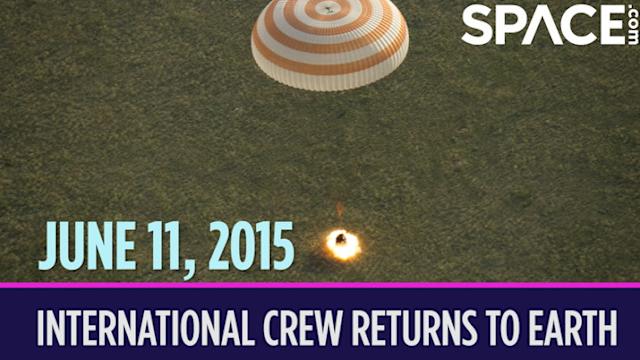 OTD In Space - June 11: International Crew Returns To Earth