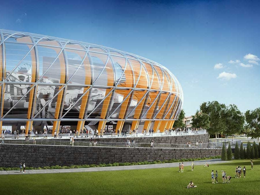 Take a tour of the University of Oregon's new $270 million Nike track ...