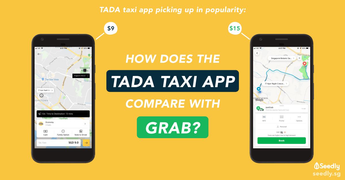 Ultimate Comparison: How Does the TADA Taxi App Compare With Grab?