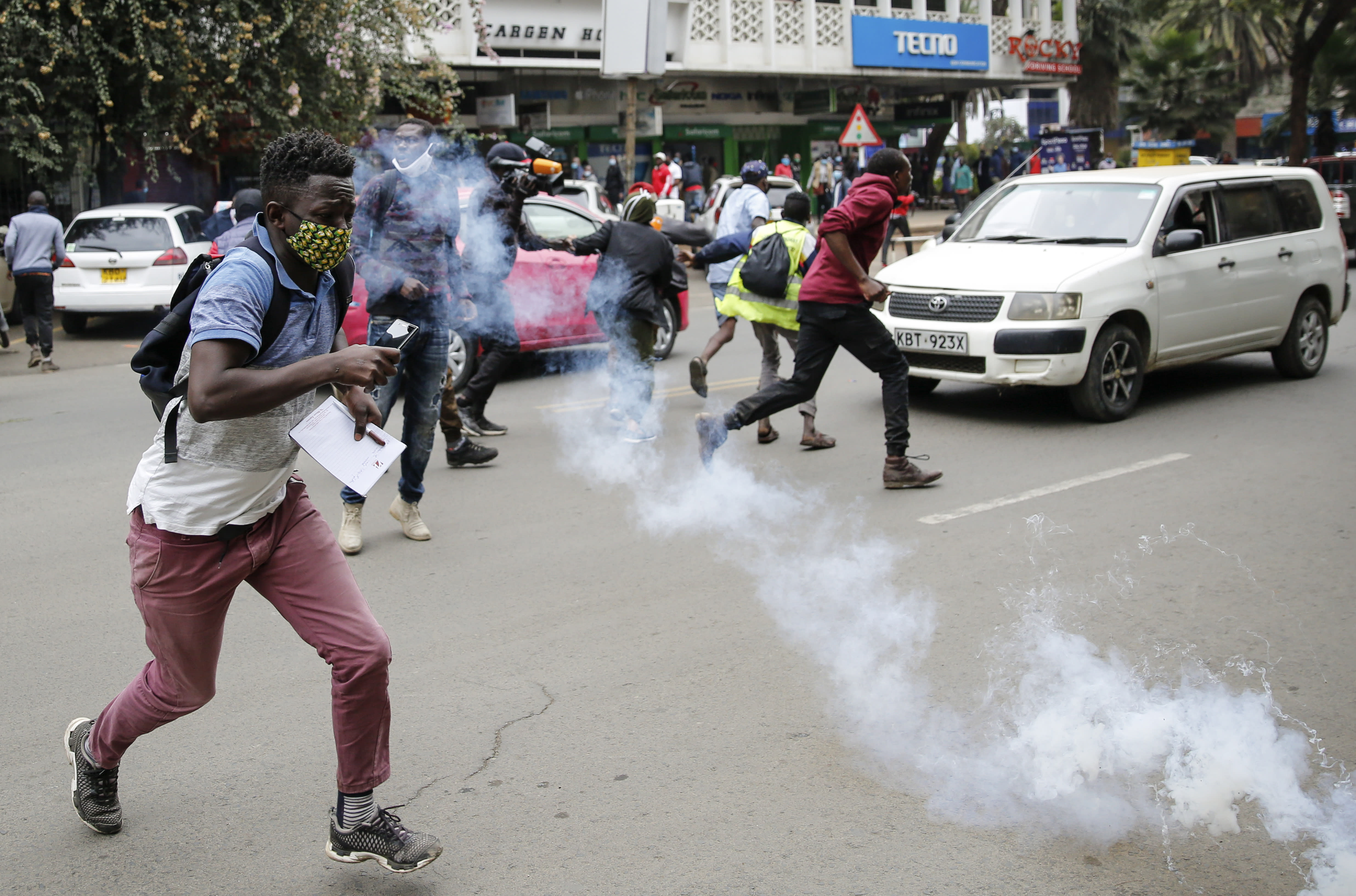 Tear gas, arrests as Kenyans protest police brutality
