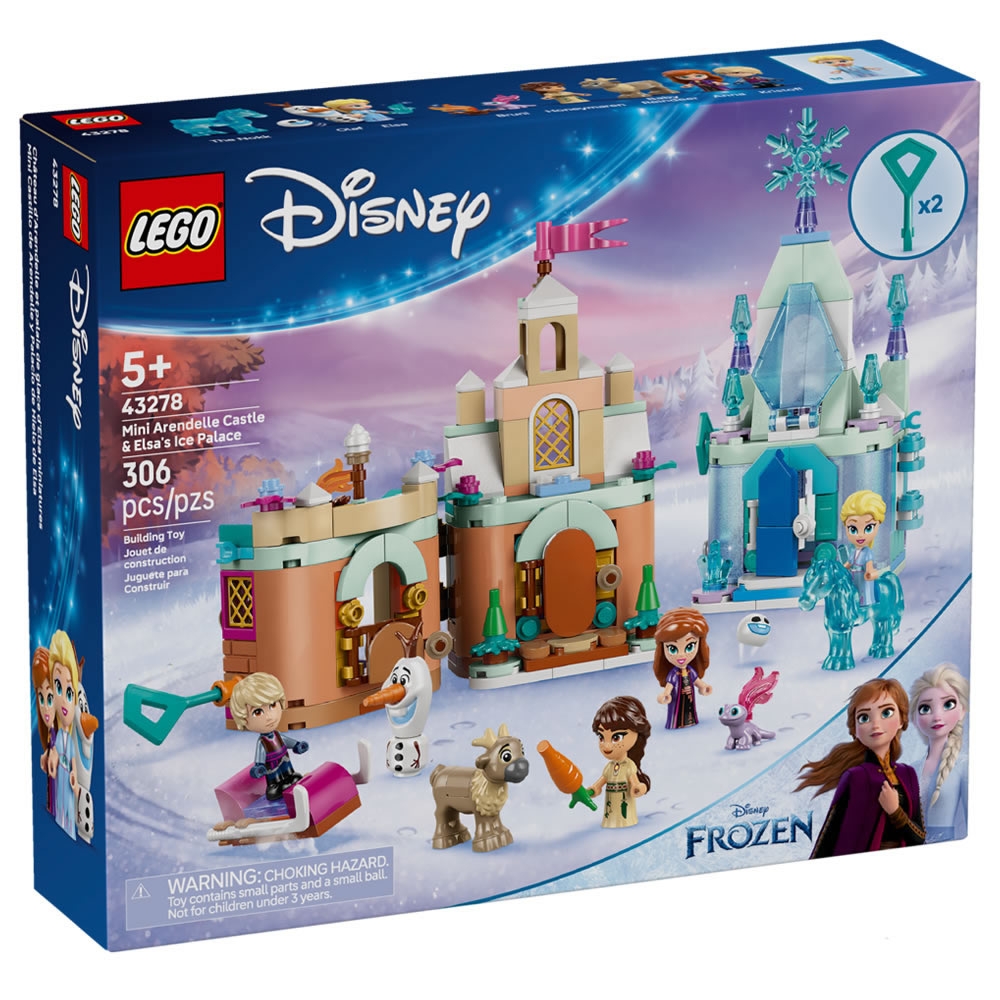 樂高LEGO 迪士尼系列 - 43278 迷你艾倫戴爾城堡和艾莎的冰雪宮殿 | 迪士尼/Friends | Yahoo奇摩購物中心