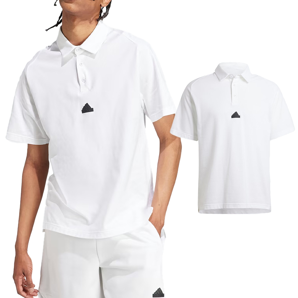 Adidas M Z.N.E.PR POLO 男 白色 POLO衫 休閒 運動 排汗 乾爽 短袖 IJ6136 | adidas ...