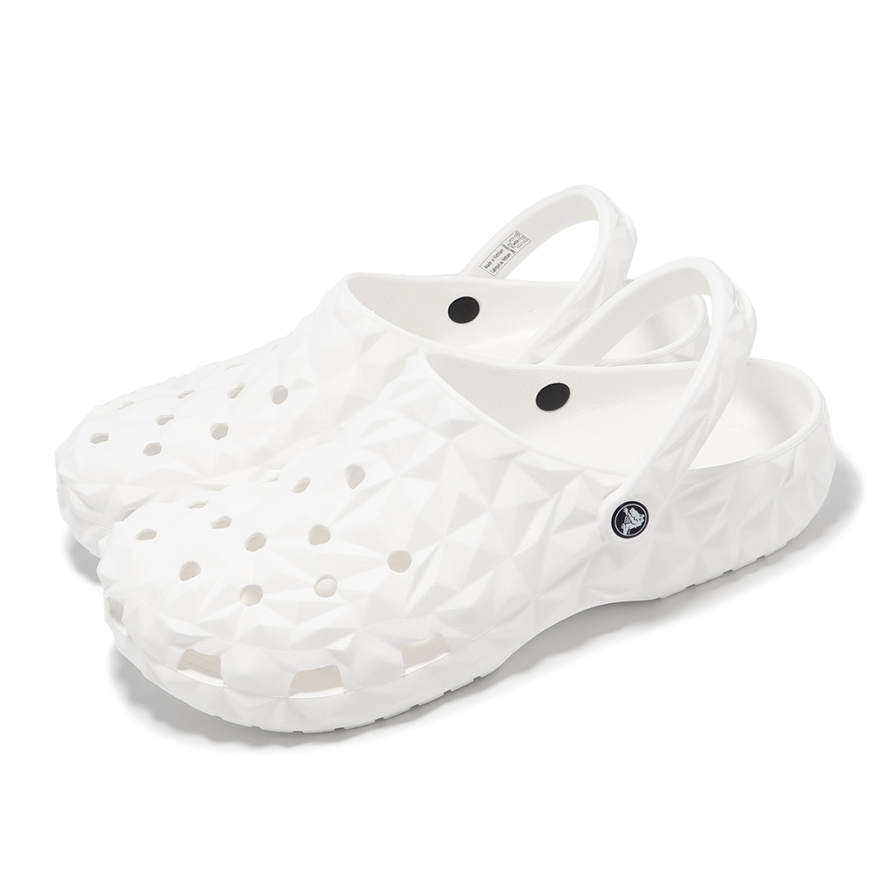Crocs 洞洞鞋 Classic Geometric Clog 男鞋 女鞋 白 經典榴槤克駱格 卡駱馳 209563100 | 休閒鞋 | Yahoo奇摩購物中心