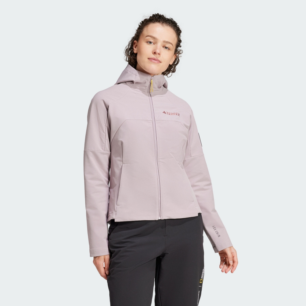 adidas 愛迪達 外套 女款 運動外套 連帽外套 亞規 NG W DWR JKT 粉紫 IX5630 | adidas | Yahoo奇摩購物中心
