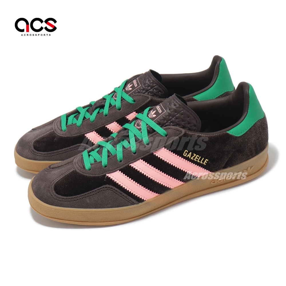 adidas 德訓鞋 Gazelle Indoor W 女鞋 可可色 粉紅 綠 復古 休閒鞋 愛迪達 JI2714 | 休閒鞋 | Yahoo ...