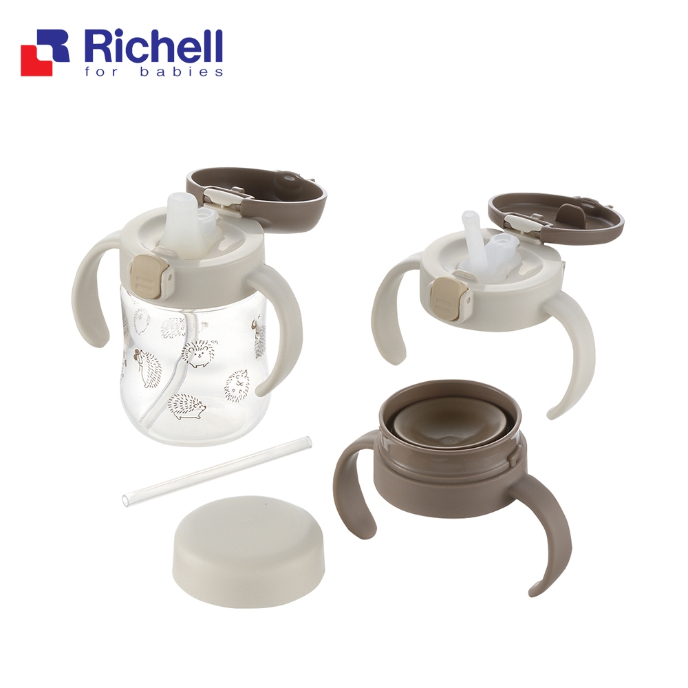 【Richell 利其爾】TLI 三代 三階段水杯禮盒 - 刺蝟同萌 | 學習杯/水杯 | Yahoo購物中心