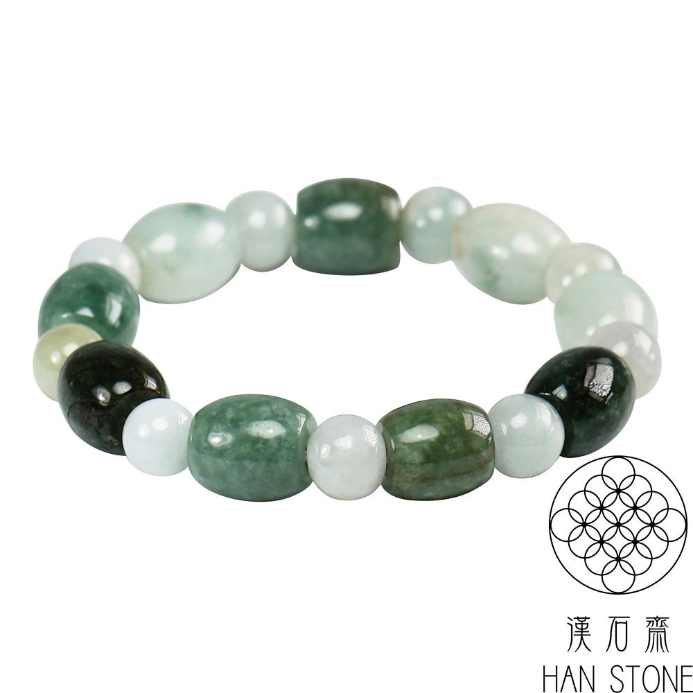 【漢石齋】天然翡翠A貨 手珠手串 飄花種(10mm*9pcs/桶珠9pcs) | 漢石齋 | Yahoo奇摩購物中心