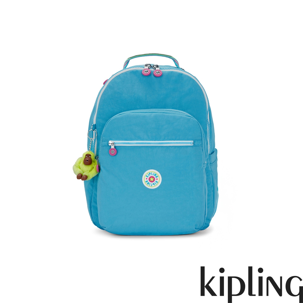 Kipling 清涼薄荷藍機能手提後背包-SEOUL | 斜/肩背包 | Yahoo奇摩購物中心