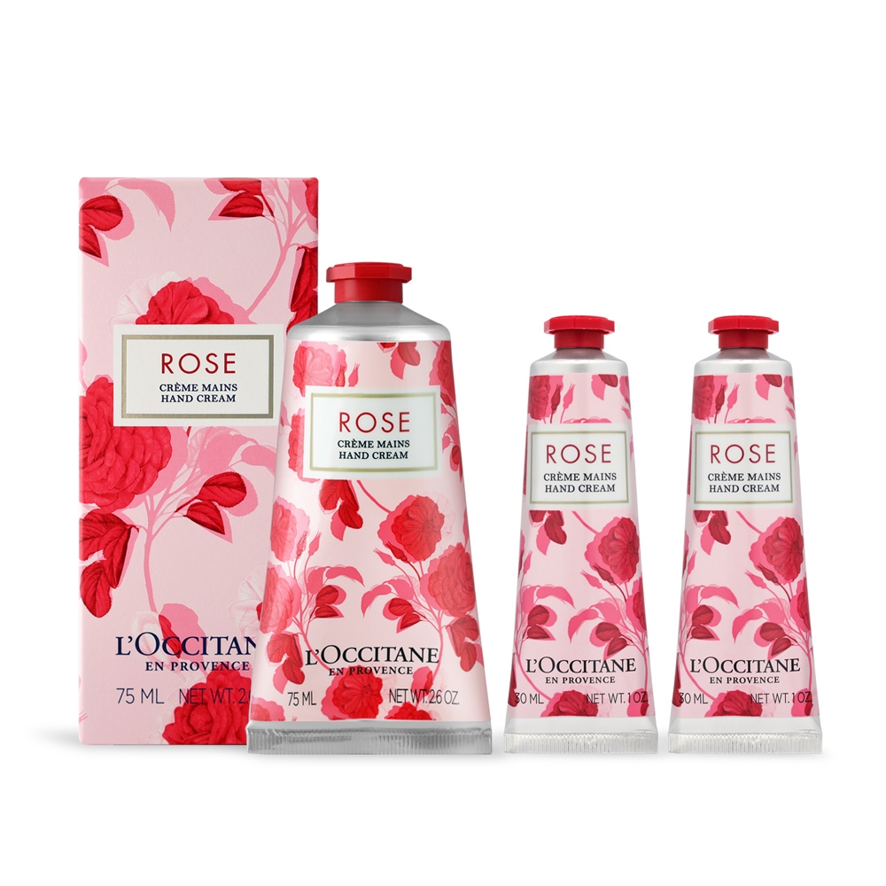 L'OCCITANE 歐舒丹 玫瑰護手霜(75ml+30MLX2) | 護手霜 | Yahoo奇摩購物中心
