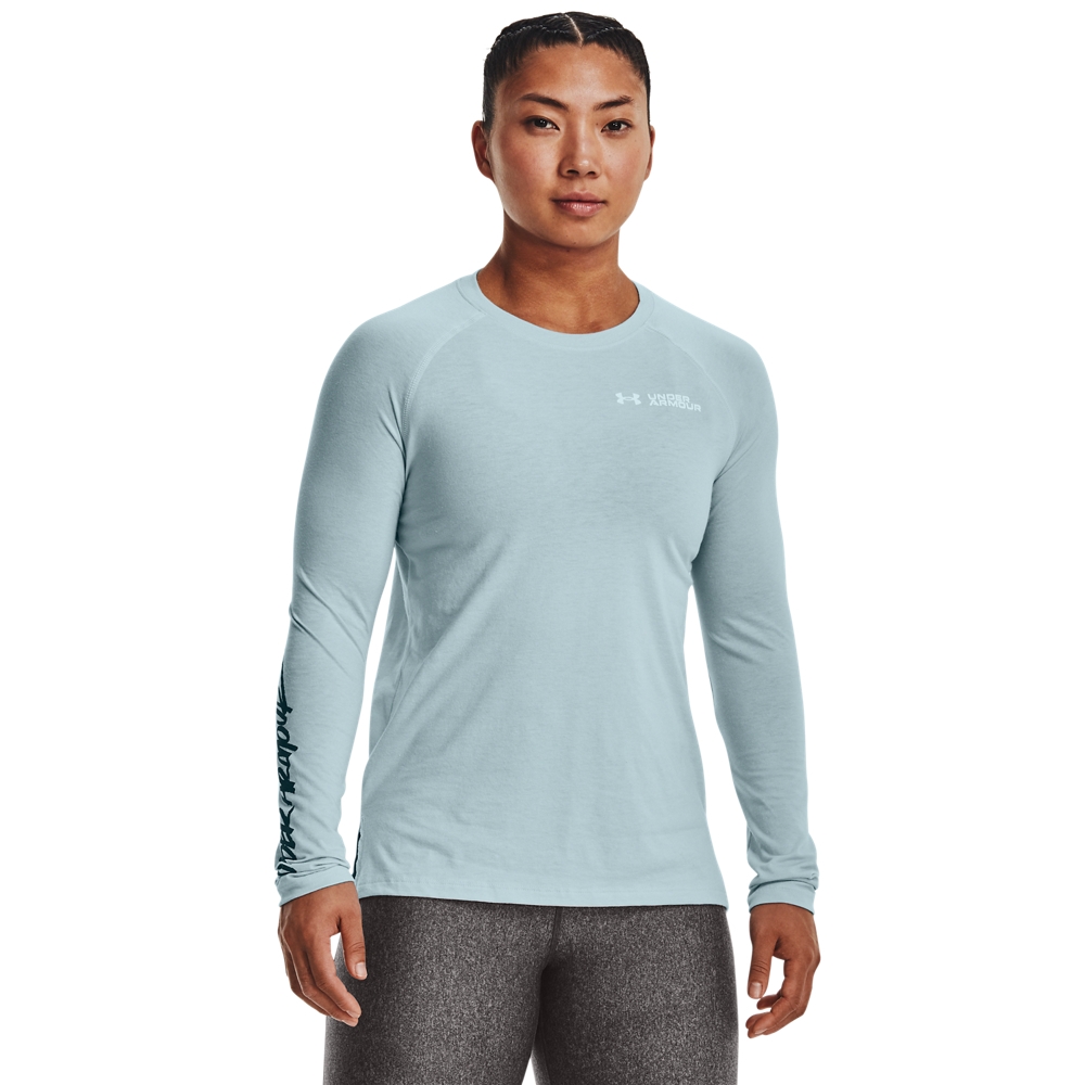 【UNDER ARMOUR】UA 女 SCRIPT WORDMARK 長T-Shirt 1374188-478 | UNDER ARMOUR | Yahoo奇摩購物中心