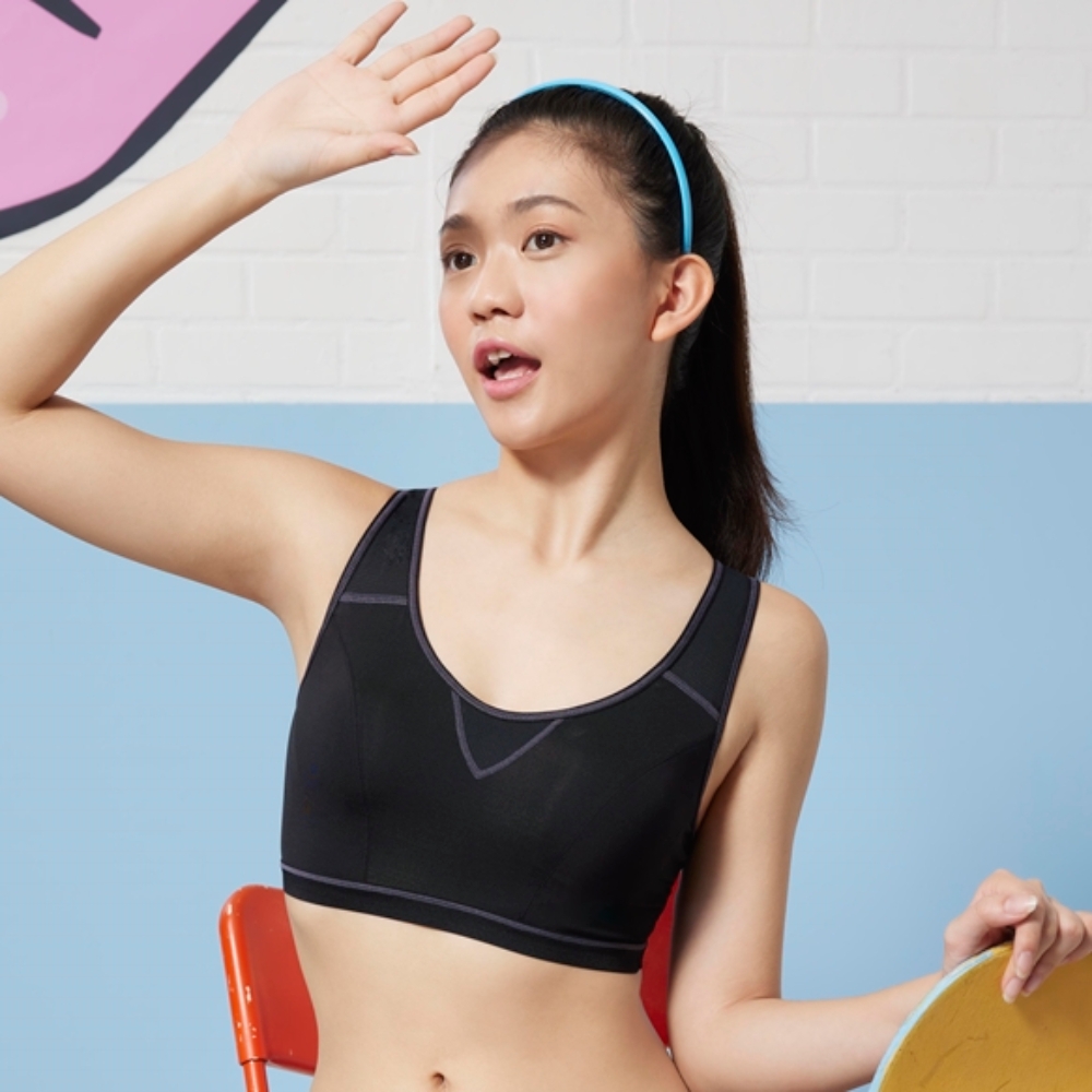 嬪婷-FTC輕涼運動系列 M-3L運動背心(好搭黑) 冰涼紗-BT1022B2 | 學生內衣 | Yahoo奇摩購物中心