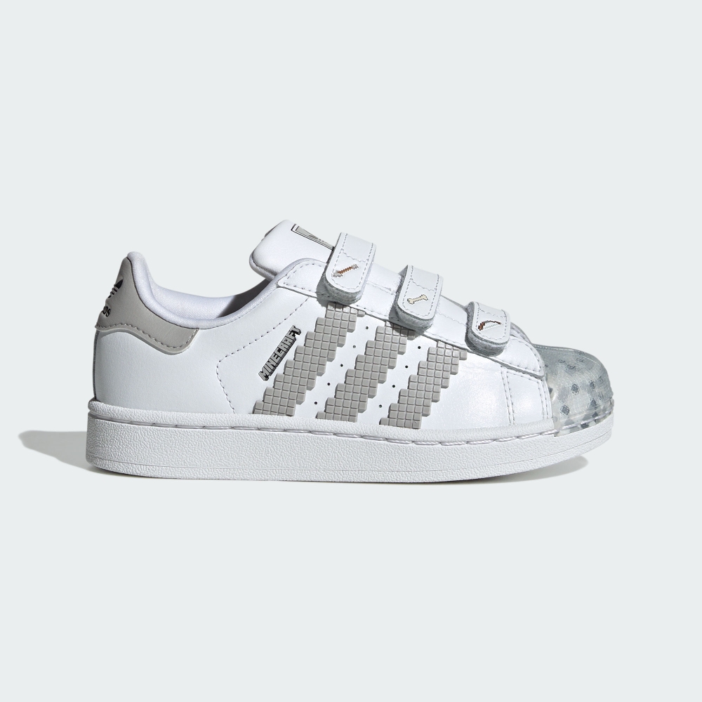 【adidas 愛迪達】 SUPERSTAR II X MINECRAFT 運動休閒鞋 貝殼鞋 童鞋 - Originals JP8083 | 童鞋 | Yahoo奇摩購物中心