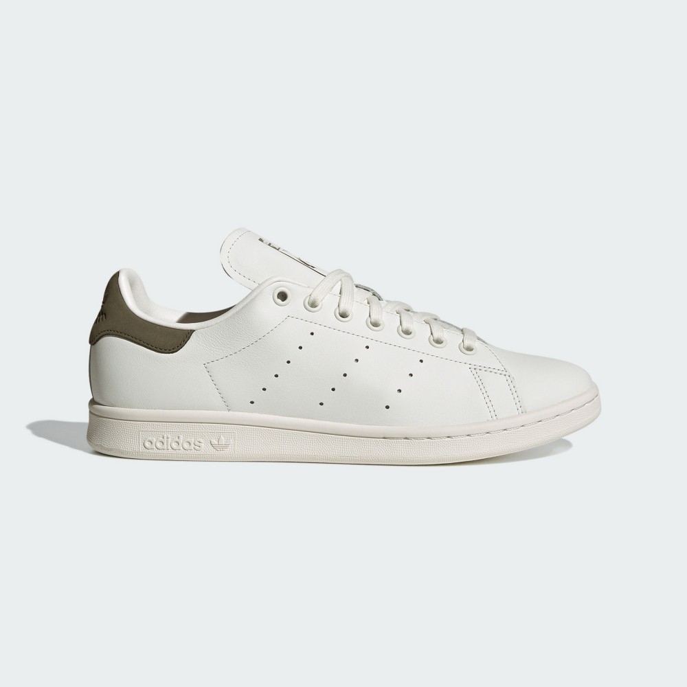 ADIDAS ORIGINALS 愛迪達 阿迪達斯 三葉草 經典 百搭 皮革 男女運動休閒鞋-白綠色 STAN SMITH-IH8040 ...