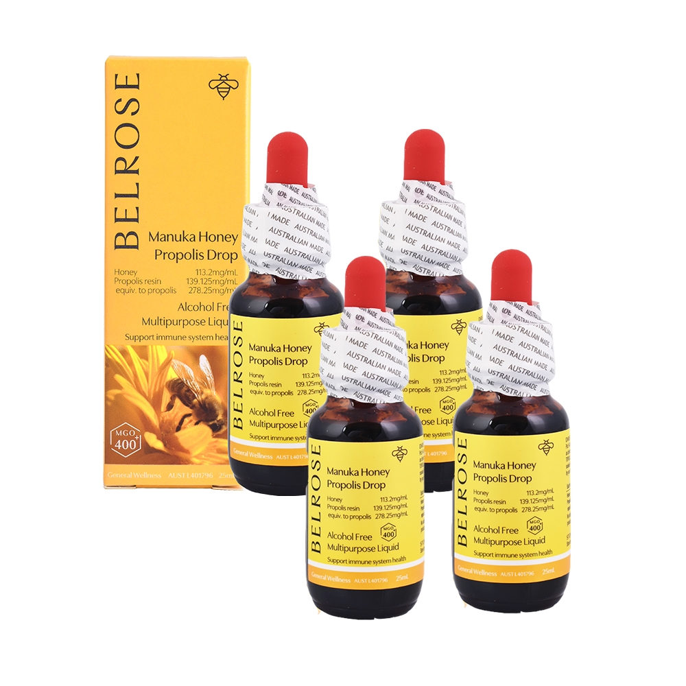 澳洲澳倍美 Belrose 麥蘆卡蜂膠精華液(4入組 25ml/瓶) | 機能保健 | Yahoo奇摩購物中心