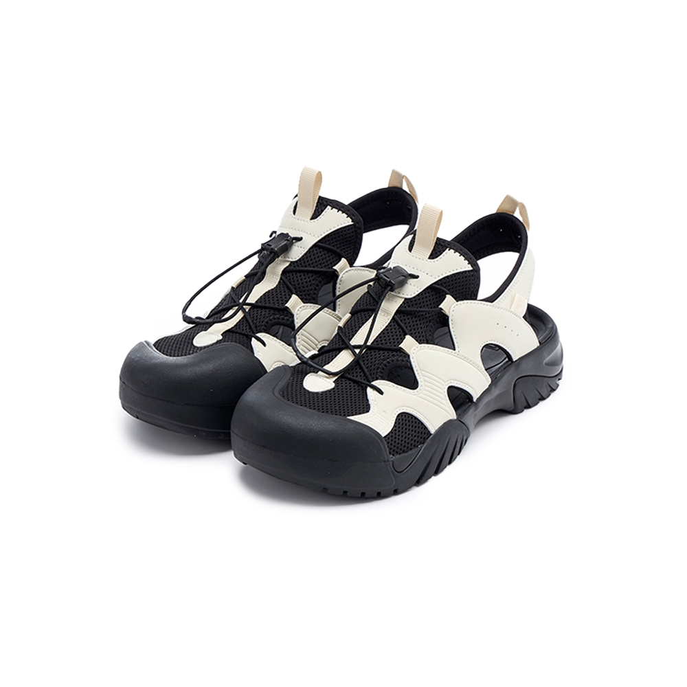 FILA PEITO SD v2 中性包覆休閒涼鞋-黑/白 4-S138Z-013 | 休閒鞋 | Yahoo奇摩購物中心