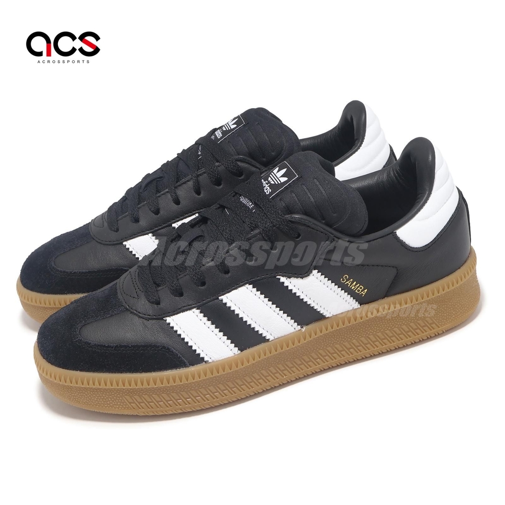 adidas 休閒鞋 Samba XLG 男鞋 女鞋 黑 白 皮革 麂皮 厚底 德訓鞋 愛迪達 IE1379 | 休閒鞋 | Yahoo奇摩購物中心