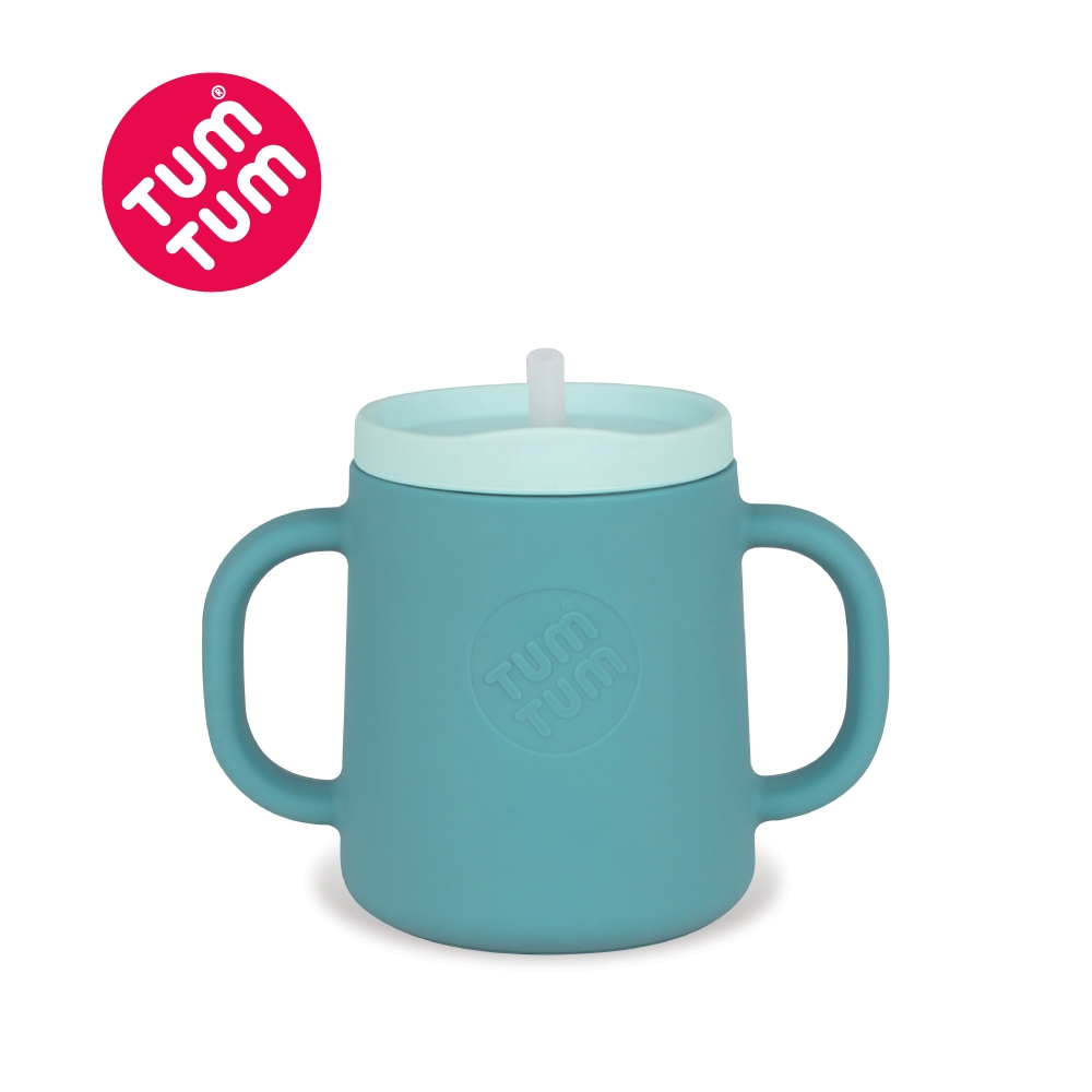 TUM TUM 好拎就口杯-三合一矽膠吸管水杯(水綠) | 兒童餐碗 | Yahoo奇摩購物中心