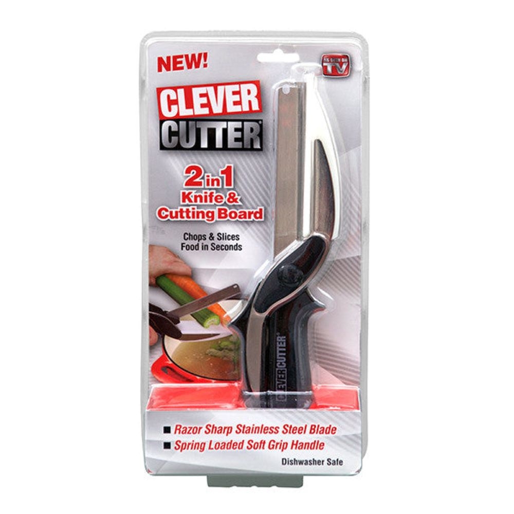 CLEVER CUTTER 2 in 1 Knife & Cutting Board 多功能砧板剪刀 | 廚房剪刀/料理剪 | Yahoo購物中心
