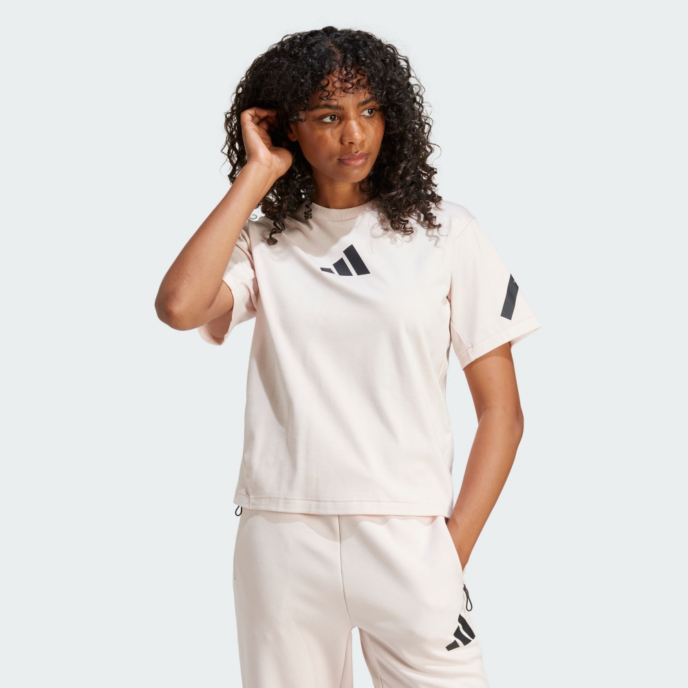 adidas 愛迪達 上衣 女款 短袖上衣 運動 W Z.N.E. TEE 粉 JF4781 | adidas | Yahoo購物中心