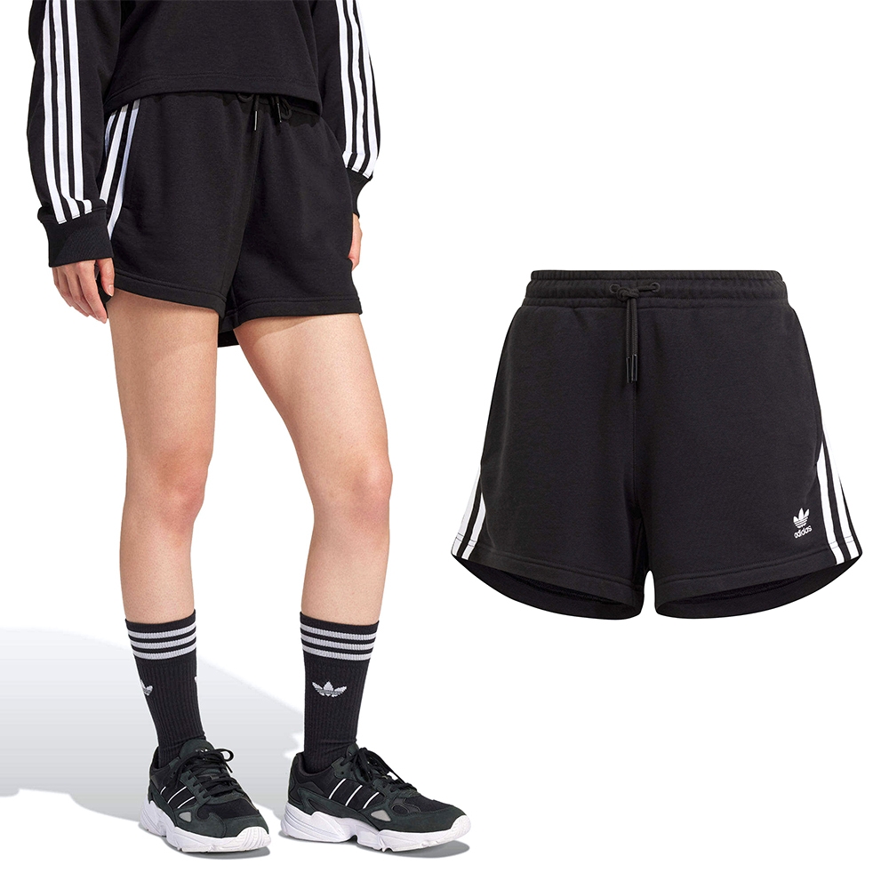 Adidas 3 S Short FT 女款 黑色 三葉草 復古 棉質 舒適 運動 休閒 短褲 IU2517 | adidas | Yahoo ...