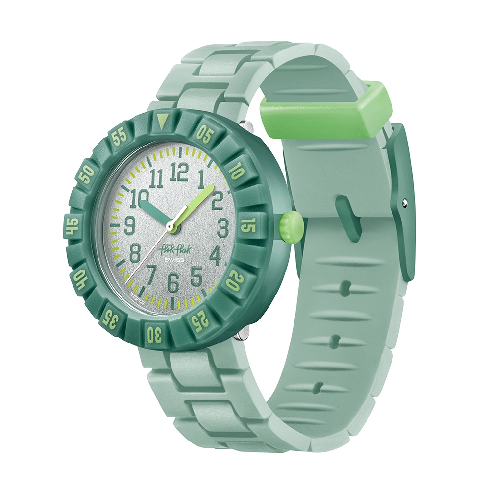 FLIKFLAK 兒童手錶 湖水綠 GREENOLOGY (36.7mm) 瑞士錶 兒童錶 手錶 兒童錶 | Flik Flak 兒童錶 | Yahoo奇摩購物中心