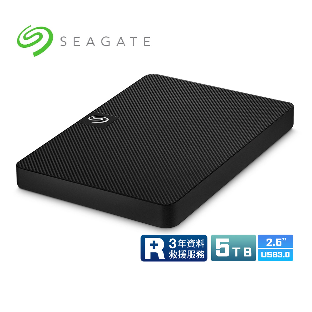 SEAGATE 希捷 新黑鑽Expansion Portable 5TB 2.5吋外接行動硬碟(STKM5000400) | 外接硬碟 ...