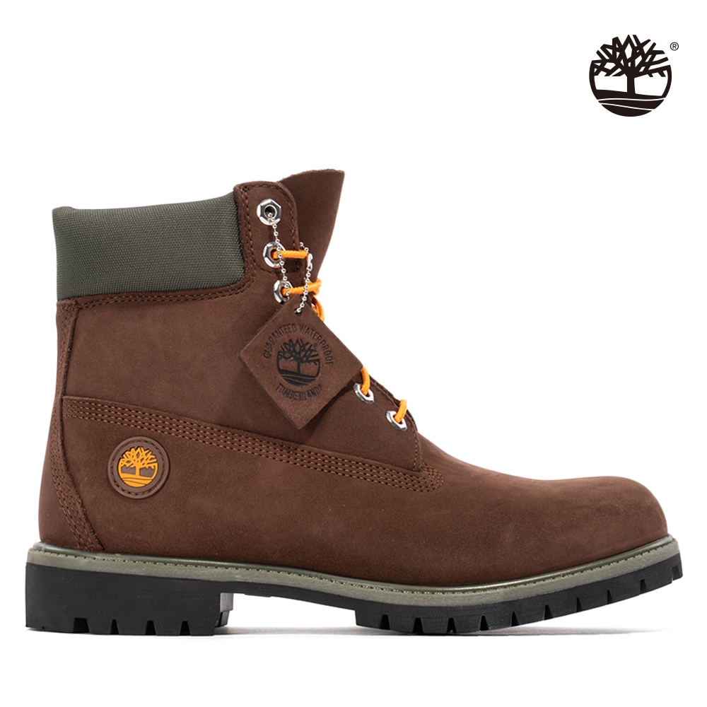 Timberland 男款深棕色磨砂革Timberland Premium防水6吋靴|A2CX8931 | 靴子 | Yahoo奇摩購物中心