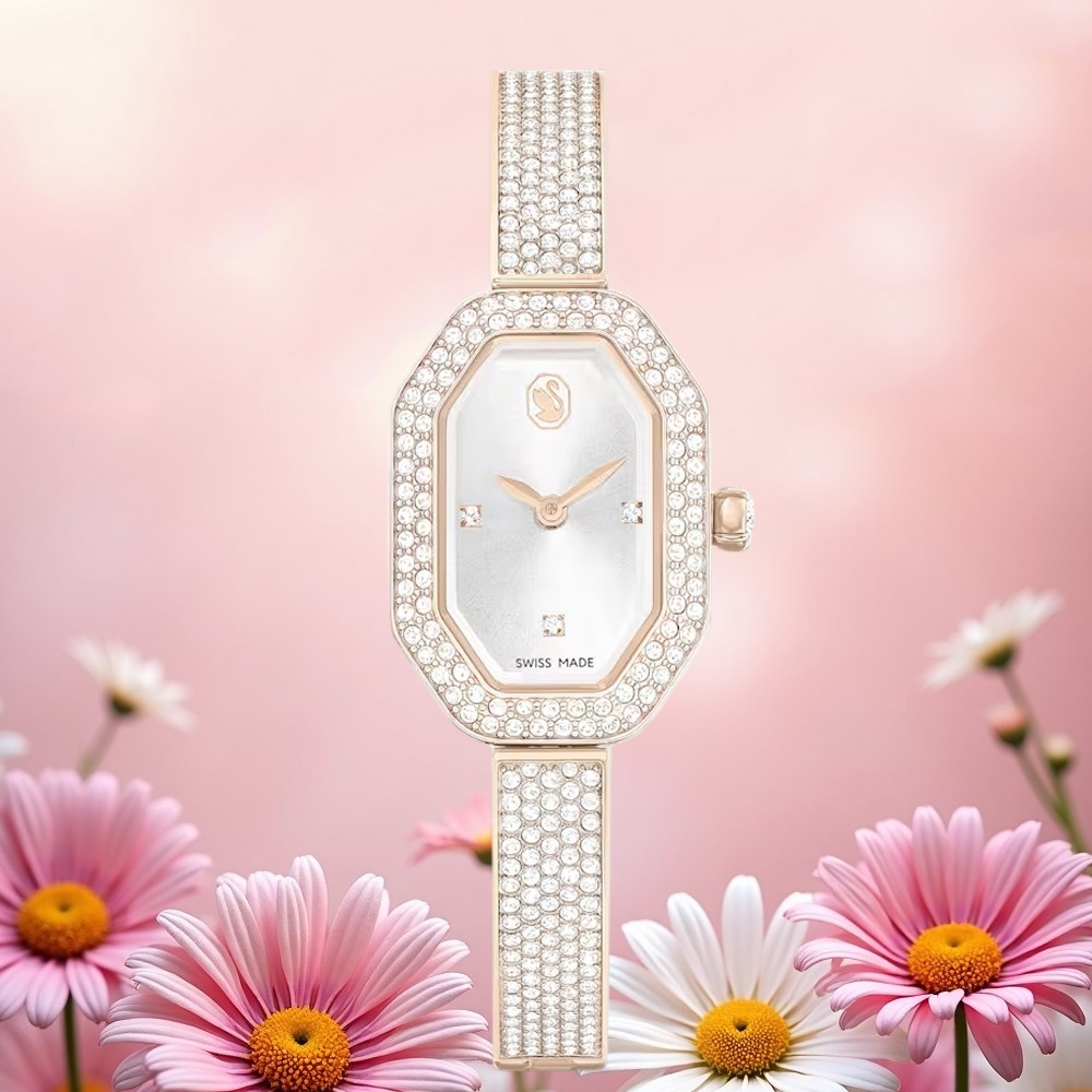 SWAROVSKI 施華洛世奇 Dextera Bangle 璀璨 手環式 手錶 女錶 禮物-30.5x19mm 5672987 ...