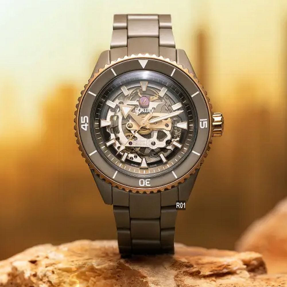 RADO 雷達表 橄欖綠陶瓷Captain Cook庫克船長300米鏤空款43㎜ 官方授權R01 (R32150162) | RADO 雷達 | Yahoo奇摩購物中心