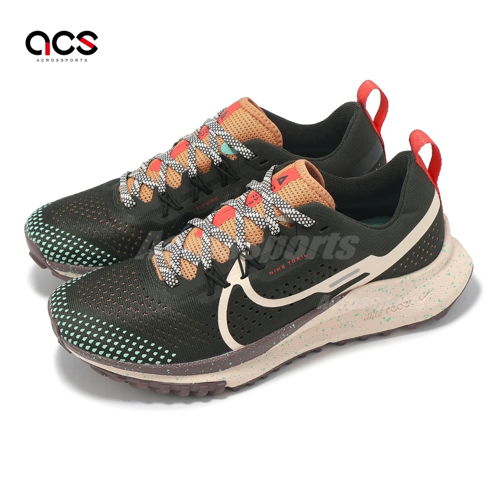 Nike 越野跑鞋 Wmns React Pegasus Trail 4 女鞋 黑棕 小飛馬 戶外 運動鞋 DJ6159-300 | 慢跑鞋 ...