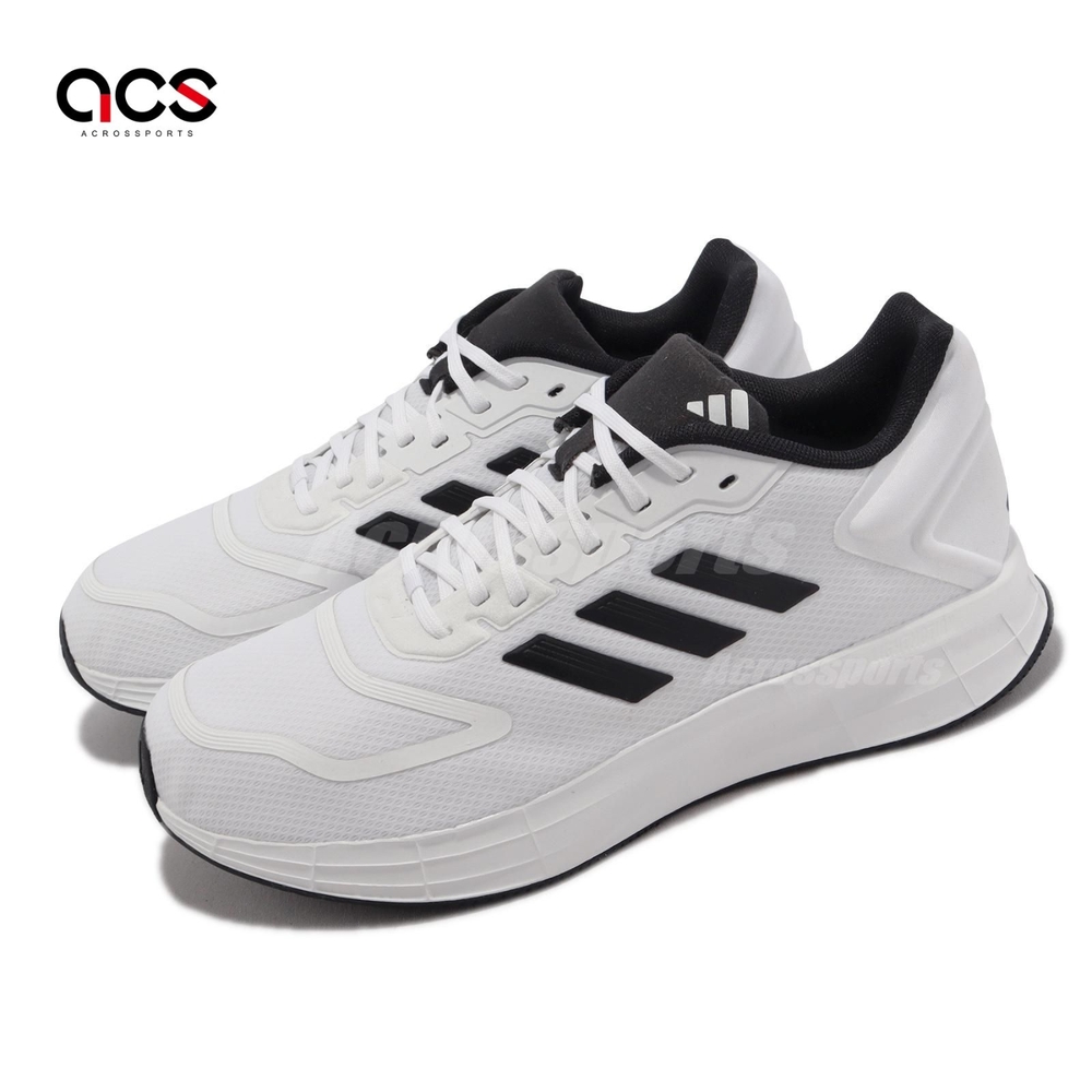adidas 慢跑鞋 Duramo 10 白 黑 男鞋 緩震 回彈 網布 透氣 基本款 運動鞋 愛迪達 HQ4130 | 慢跑鞋 ...