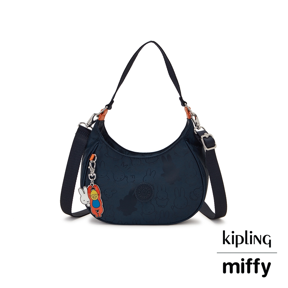 Kipling x MIFFY夜空藍彎月型肩背包-NELLA | 斜/肩背包 | Yahoo奇摩購物中心