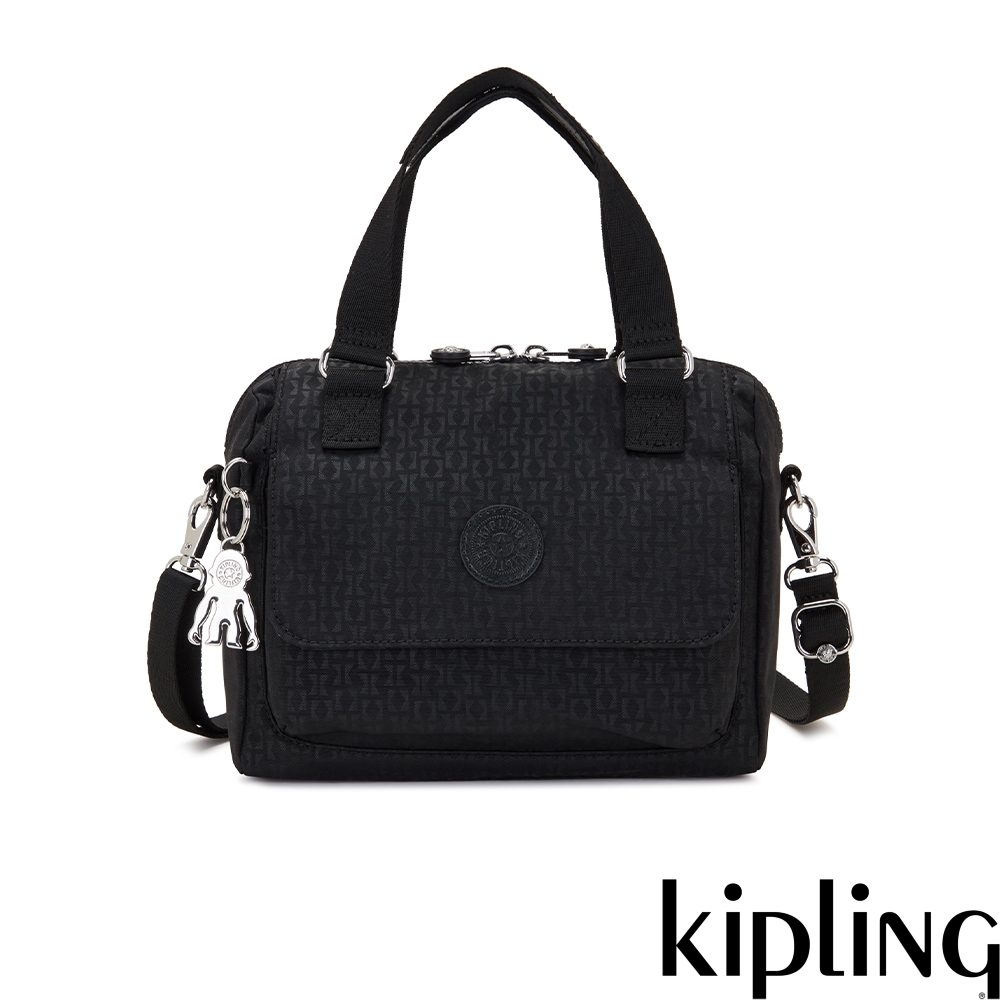 Kipling K字幾何壓紋翻蓋手提側背包-ZEVA | 斜/肩背包 | Yahoo購物中心