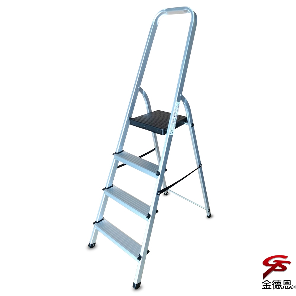 大型輕量款四階全鋁合金扶手平台梯 | 電鑽/電動起子機 | Yahoo奇摩購物中心