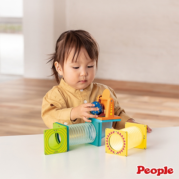 日本People-益智磁性積木BASIC系列-滾球滑道組(2023)(1歲6個月起) - 唯可Weicker-嬰兒用品首選 - iOPEN Mall
